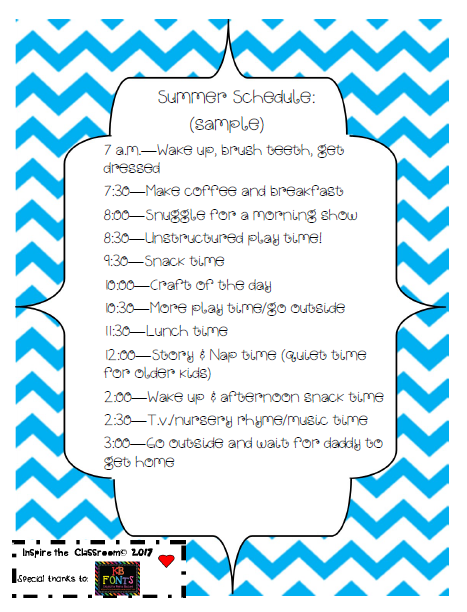 10 Ways to Combat Your Child’s Summer Boredom Blues – InspireTheClassroom